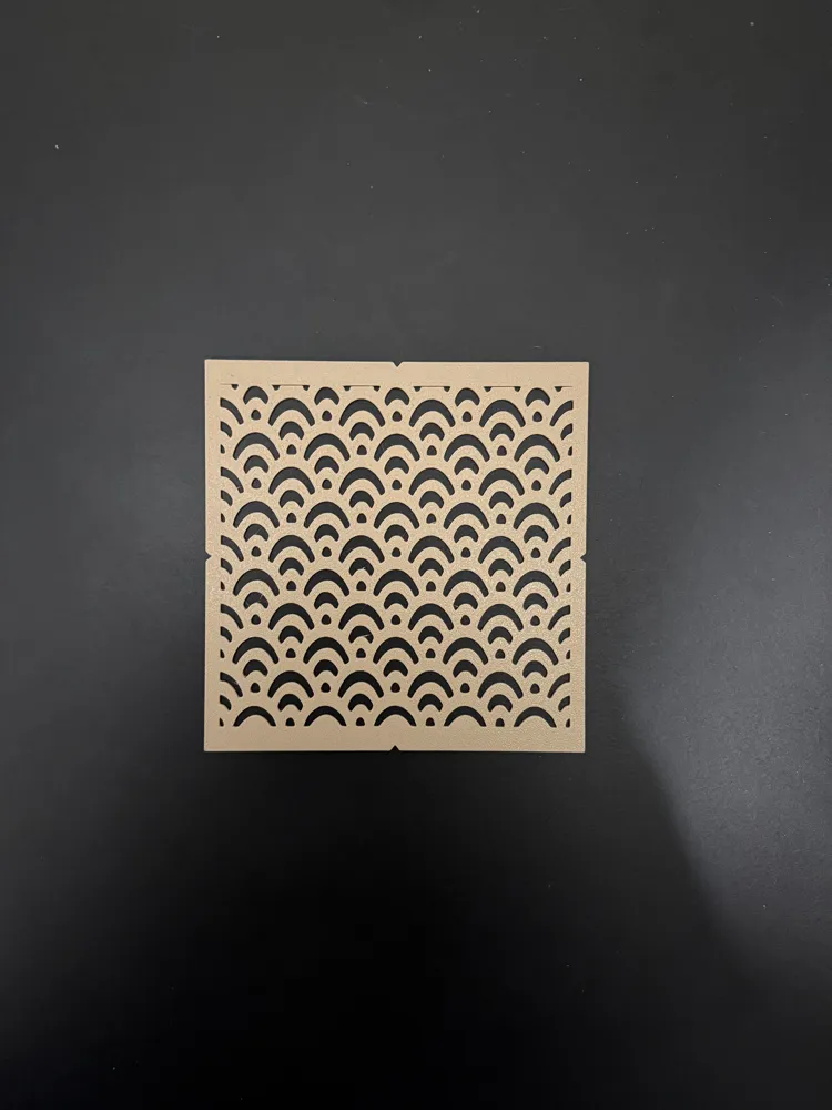 Sashiko Wave(s) Template - Free 3D Print Model - MakerWorld