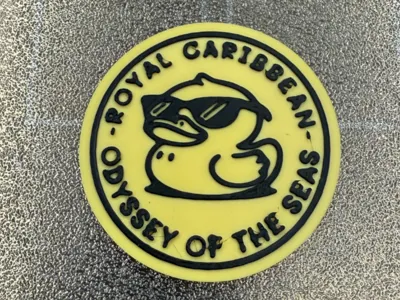 ROYAL CARIBBEAN ODYSSEY OF THE SEAS DUCK COIN by 3DPrinting4fun ...