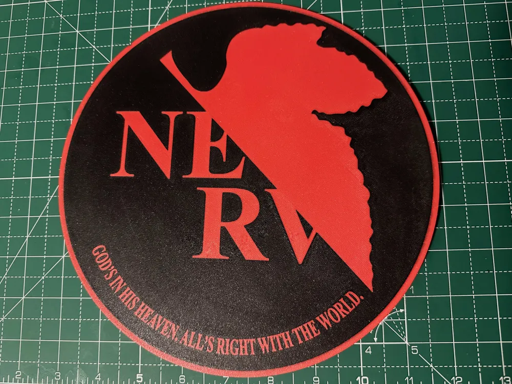 Evangelion NERV Logo by Fyrby Additive - MakerWorld