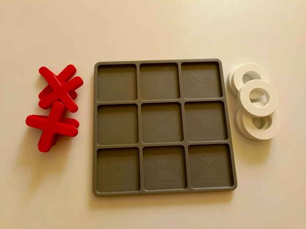 Tic Tac Toe Game / Tres en Raya 3D por Franchescor MakerWorld: Descarga ...