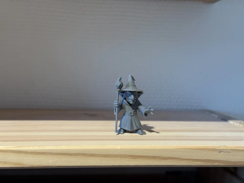 Goblin Wizard - DND miniature - Free 3D Print Model - MakerWorld