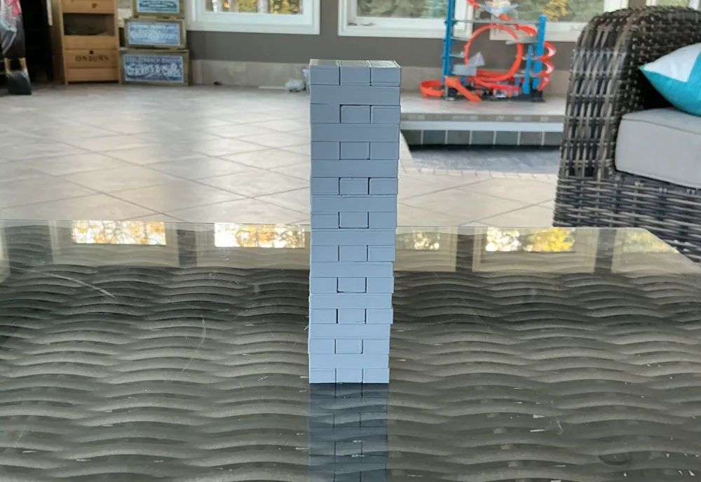 Jenga - Entirely 3D Printed (50% Scale) by Bardownskiiz MakerWorld ...