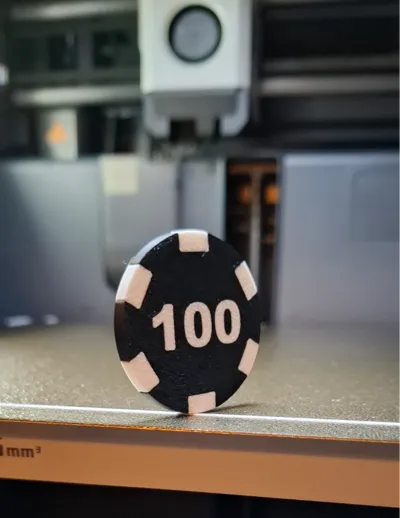 poker chips 3d print model download - MakerWorld