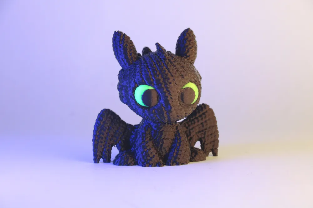 Cute Toothless Night fury Knitted by Printpals MakerWorld: Download ...