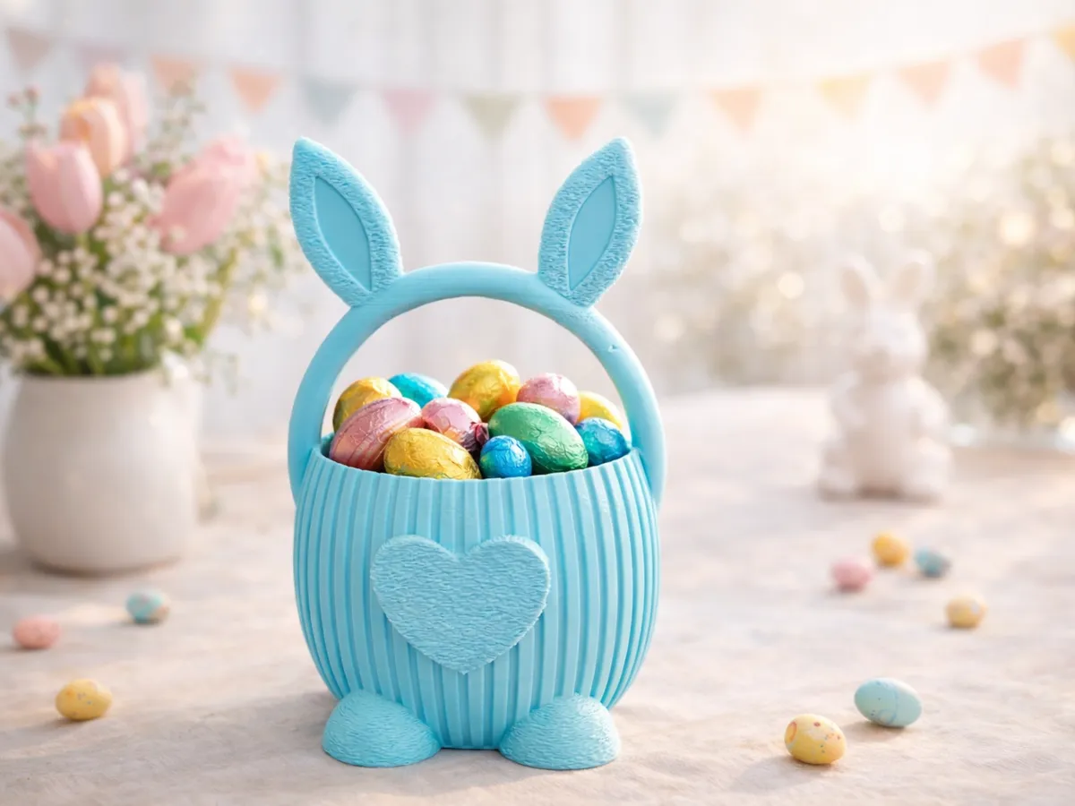 Easter Basket - Free 3D Print Model - MakerWorld