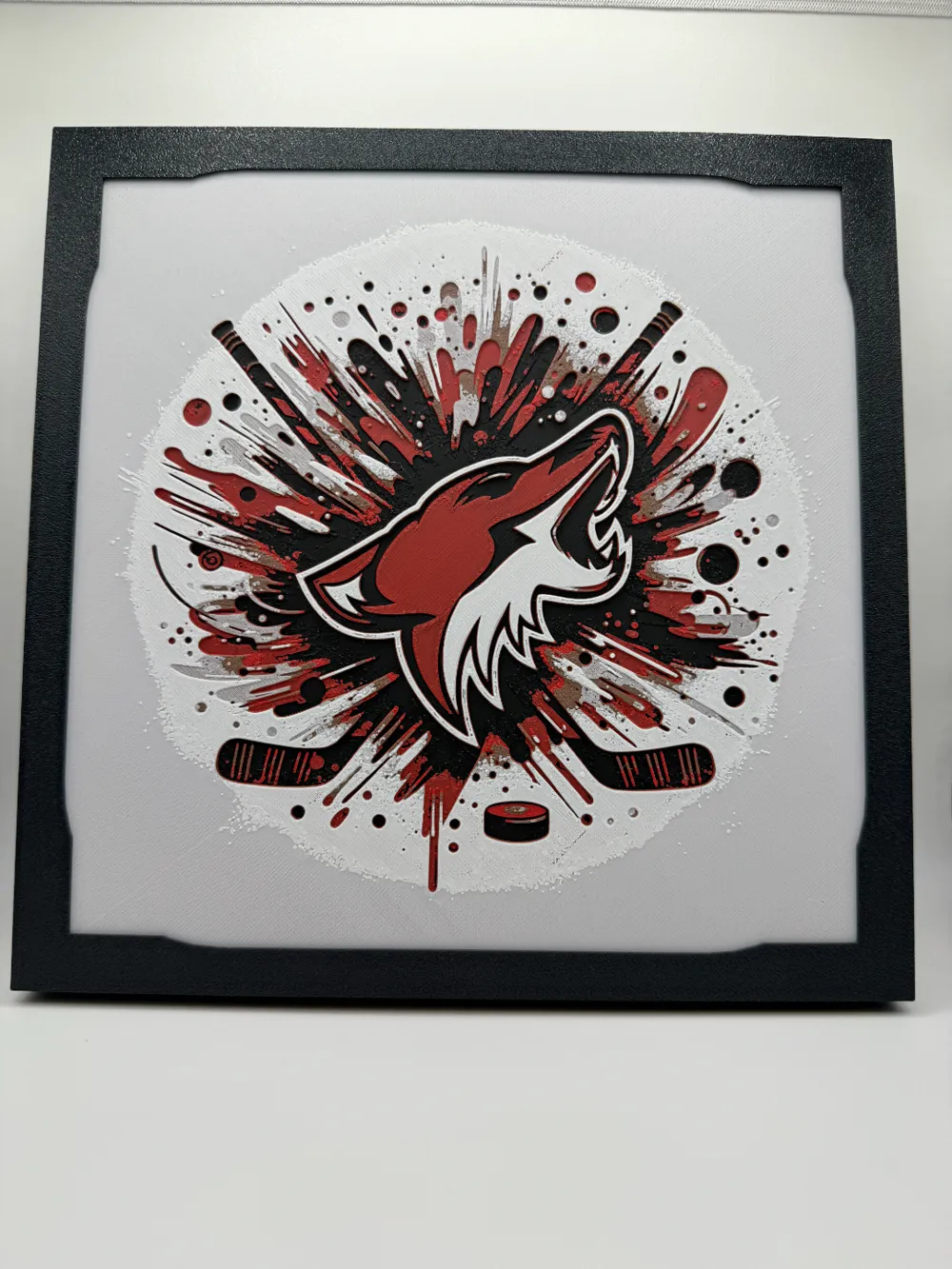 Arizona Coyotes - NHL Hueforge by Canadian Gamer MakerWorld: Download ...
