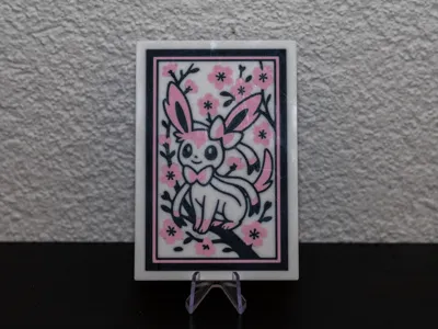 sylveon 3d print model download - MakerWorld