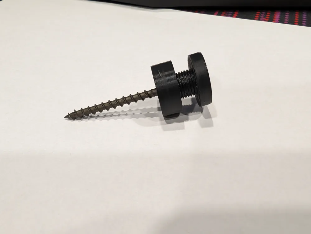 Simple wall mount for acrylic (or other) to Wall by Jesse - MakerWorld