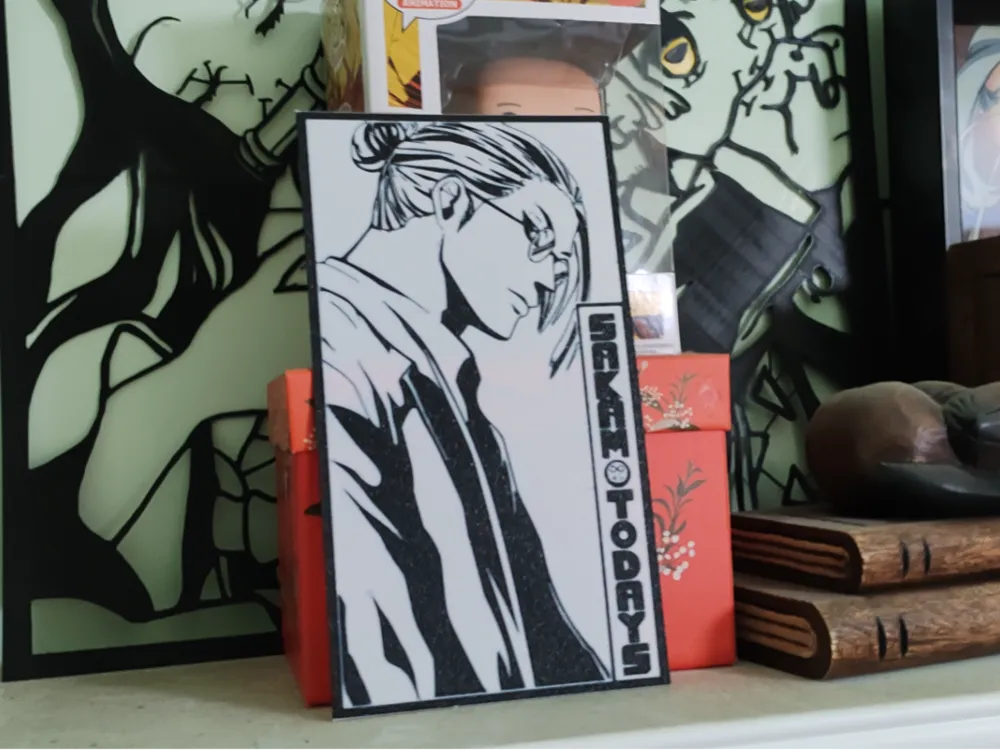 Sakamoto Taro – Two-Dimensional Anime Wall Art by TheWallArtGuy ...