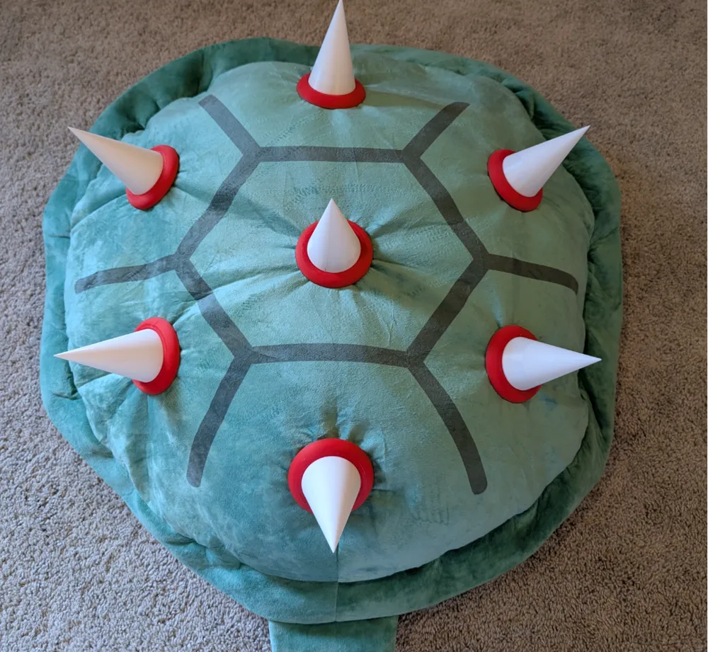 Bowser Shell Spikes for Costume by kickler1896 MakerWorld: Download ...