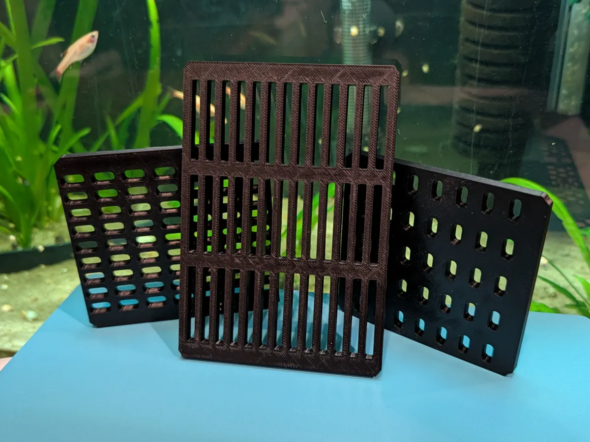 Parametric slotted divider/separator for aquariums - Free 3D Print ...