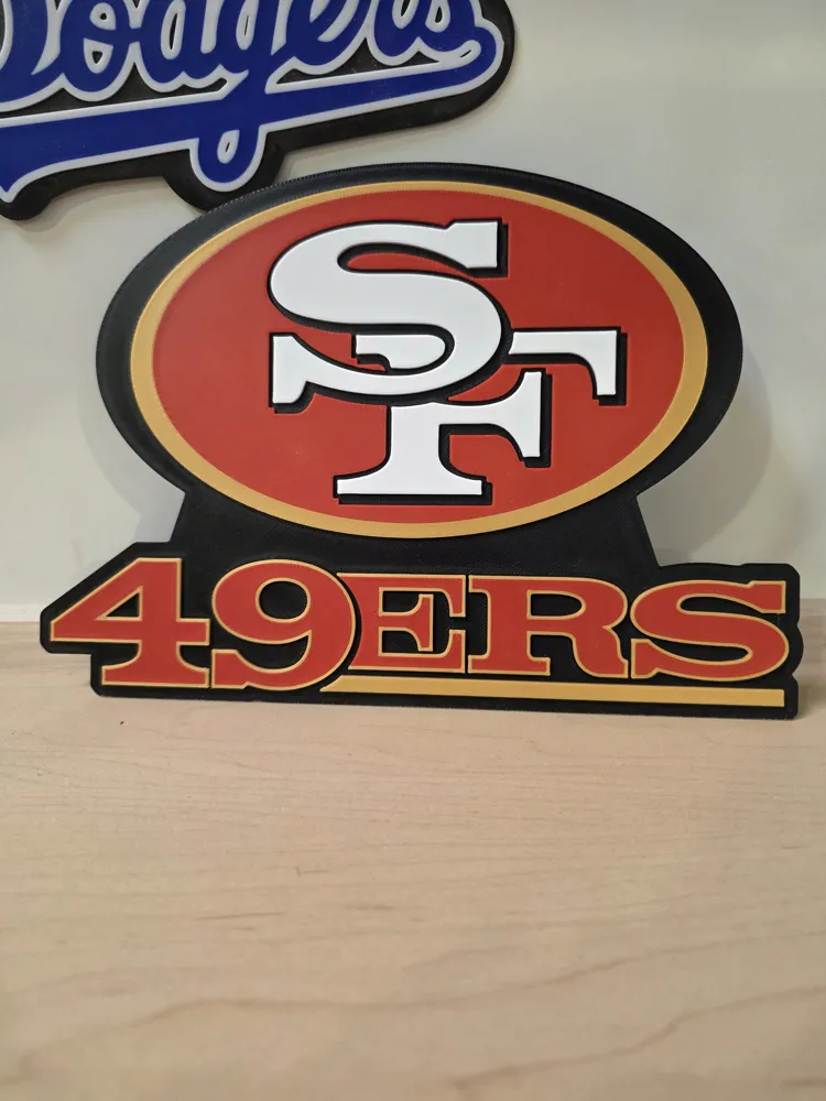 San Francisco 49ers - Free 3D Print Model - MakerWorld