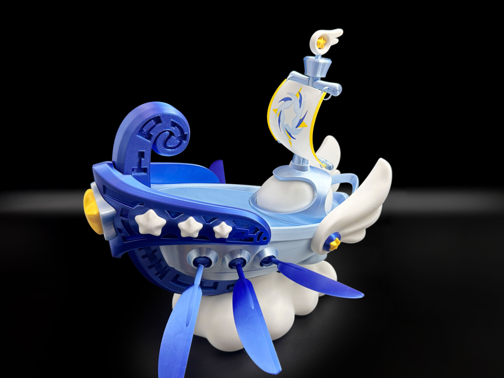 Kirby Star Allies | Lor Starcutter | Figurine Display Stand, Table Lamp, Night Light by 皮卡丘蘸酱 ...