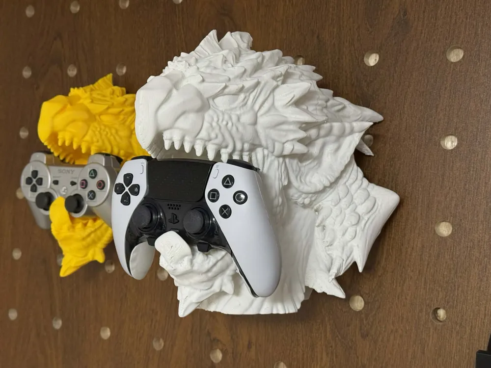Mosnter Hunter Rathalos PS5 controller holder - Free 3D Print Model ...