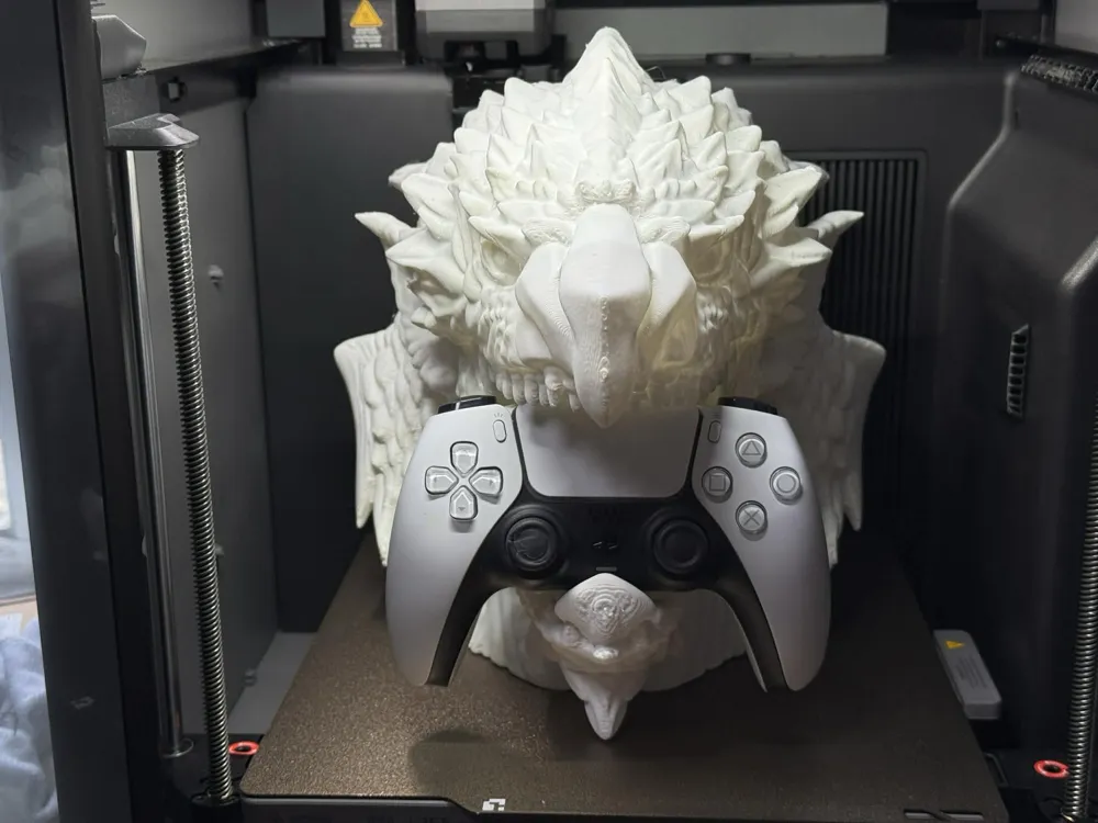 Mosnter Hunter Rathalos PS5 controller holder - Free 3D Print Model ...