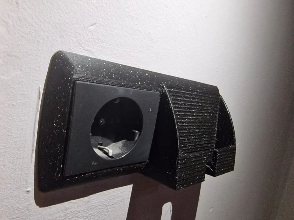 Mirror sockets with mobile phone charging stand by Ruimpereira - MakerWorld