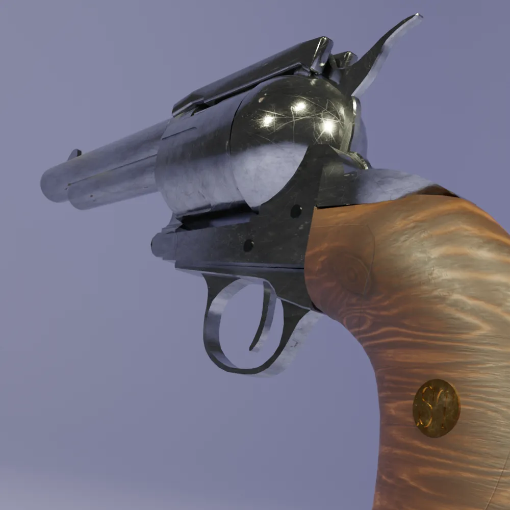 Prop Revolver - Free 3D Print Model - MakerWorld