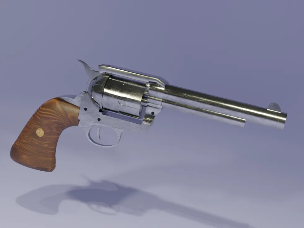 Prop Revolver - Free 3D Print Model - MakerWorld