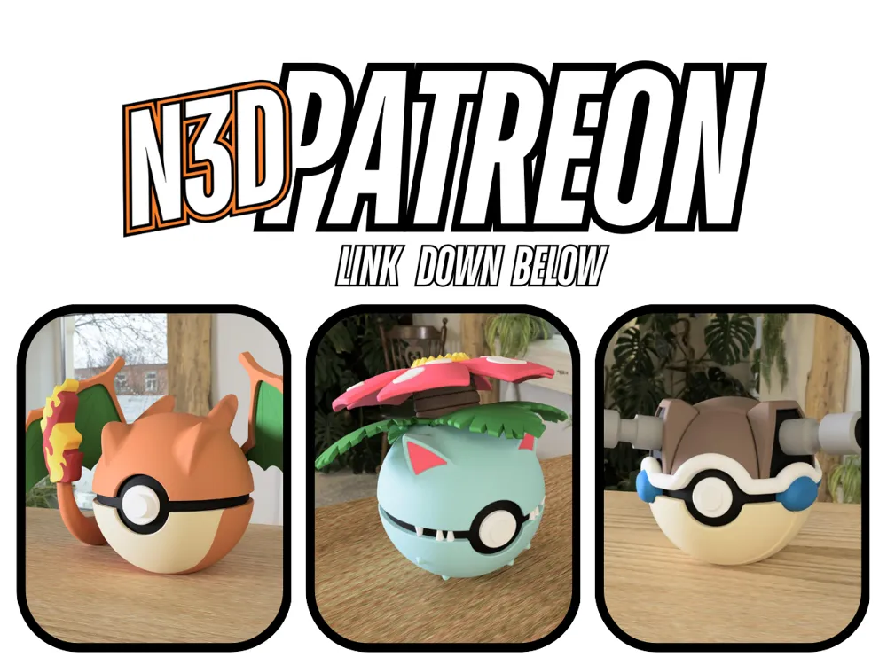 Team Rocket Ball by N3D MakerWorld: Download Free 3D Models