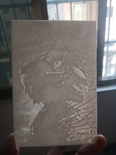 Venom Lithophane - Free 3D Print Model - MakerWorld