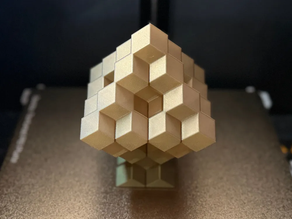 Rhombic Sierpiński Octahedron – Level 2 (Vase Mode) by Endless Design ...
