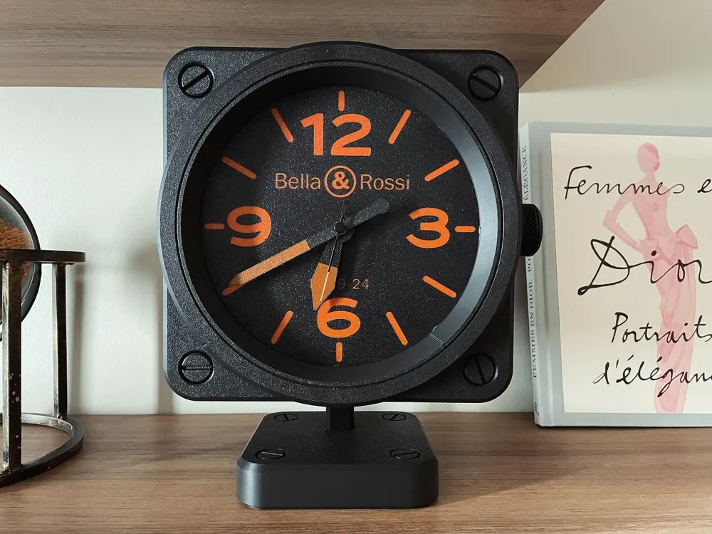 Square Time Elite Clock (Bell & Ross inspired) by Alta3DpStudio ...