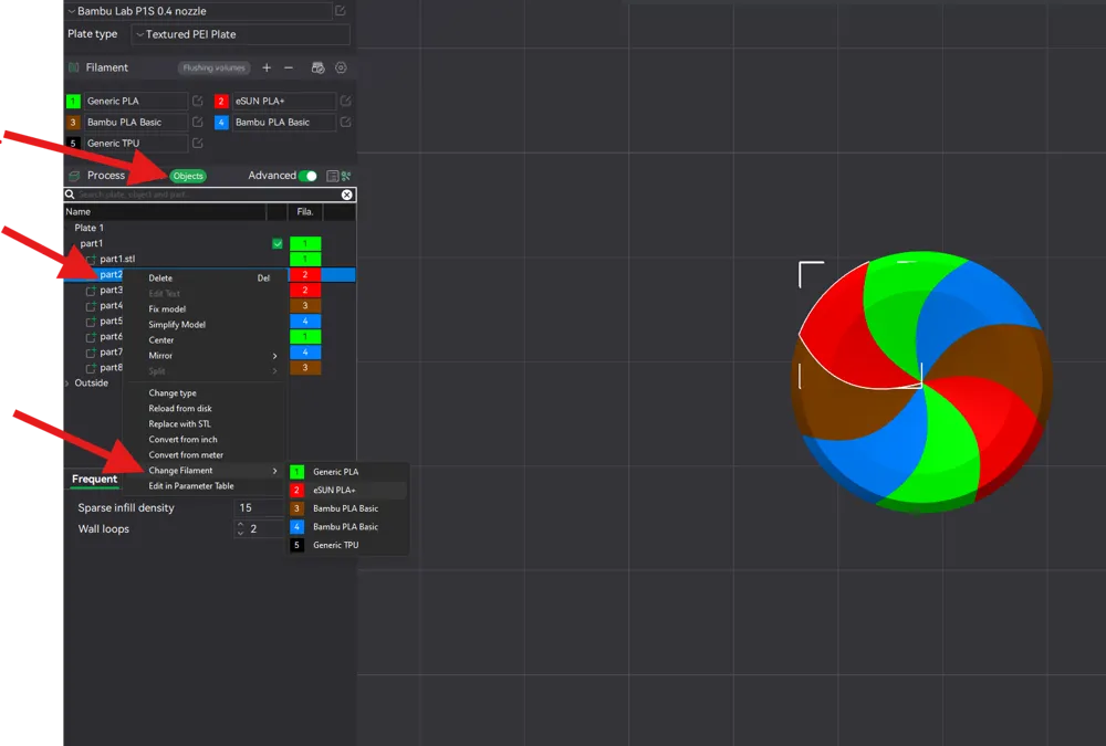 Multicolor AMS test print coin by Naeh - MakerWorld