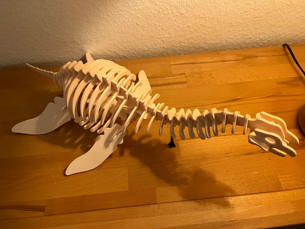 Rompecabezas Plesiosaurio 3D - Modelo de impresión 3D gratuito - MakerWorld