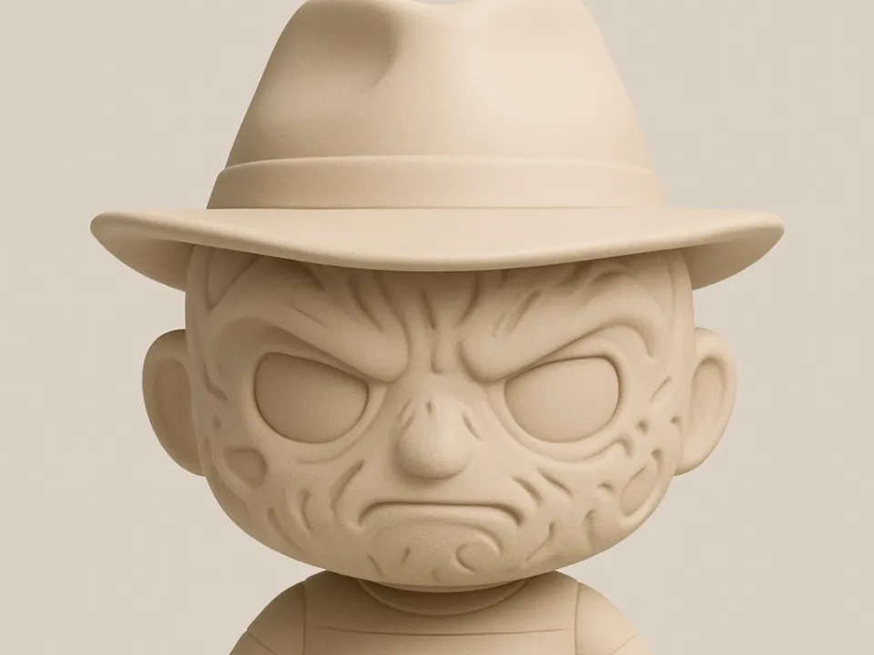 Chibi Nightmare Fiend Figurine Freddy by Shindigstoys print and paint ...