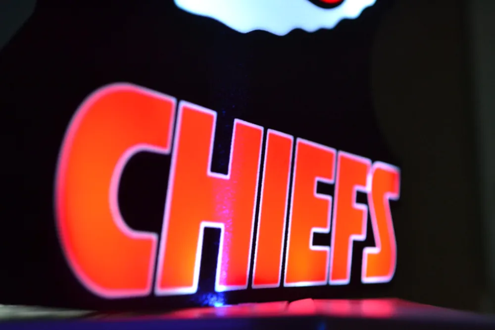 Kansas City Chiefs Lightbox - Free 3D Print Model - MakerWorld