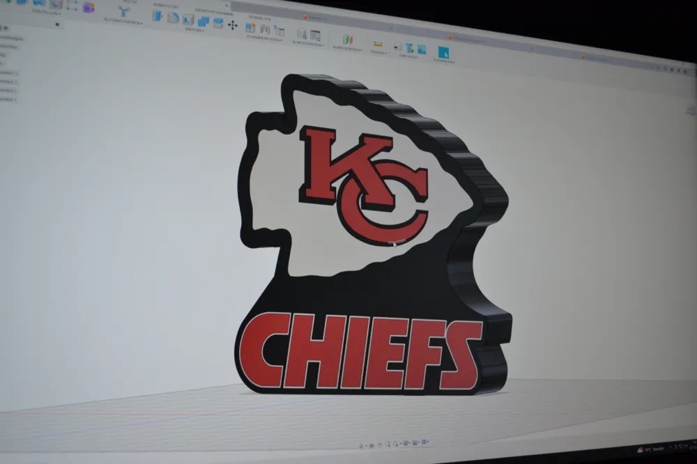 Kansas City Chiefs Lightbox - Free 3D Print Model - MakerWorld
