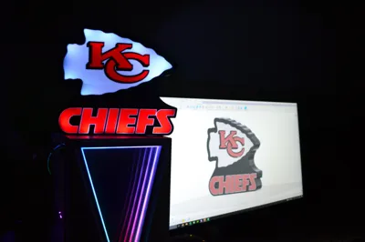 Kansas City Chiefs Lightbox by 3D_Print_Lanzke MakerWorld: Download ...