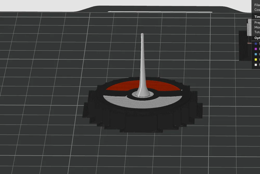 Spinning Top Pokeball by Chipotle - MakerWorld