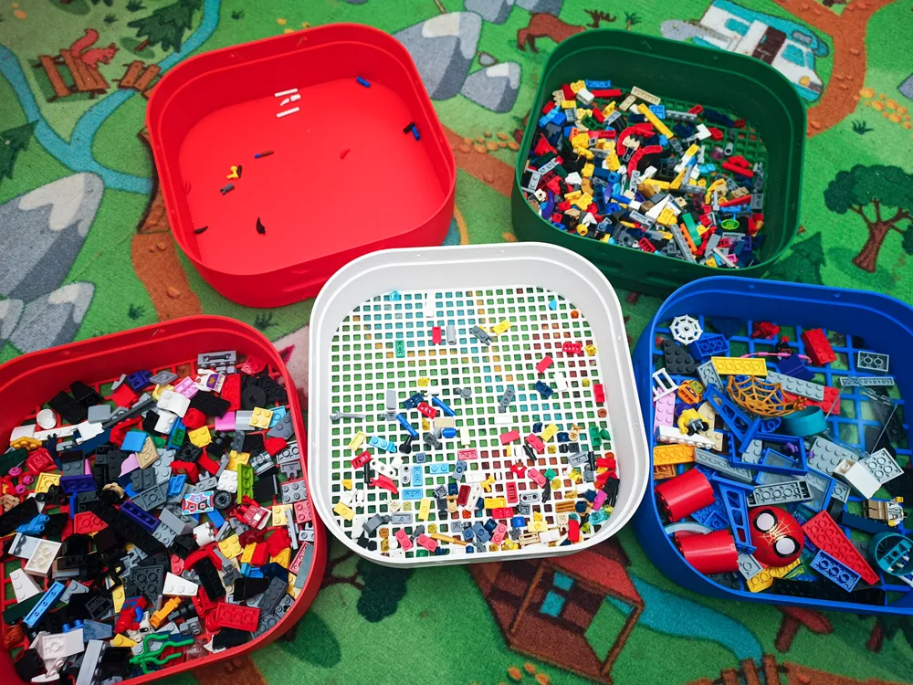 [PLA/PET] BRICK Sorting Bins with a compliant lock by Gargamade ...