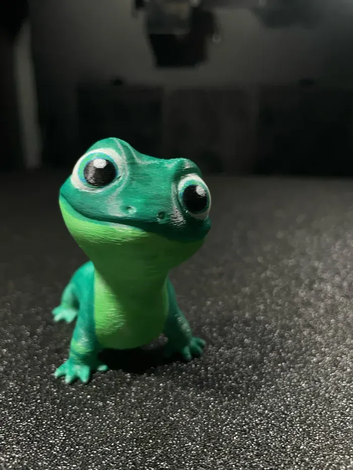 Cute lizard Frozen 2 | Bruni - Free 3D Print Model - MakerWorld