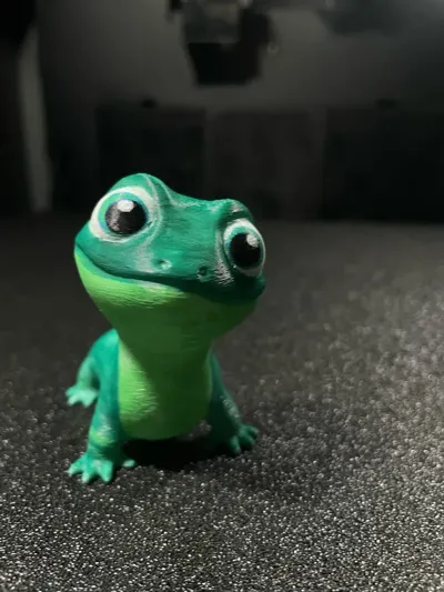 Cute lizard Frozen 2 | Bruni - Free 3D Print Model - MakerWorld