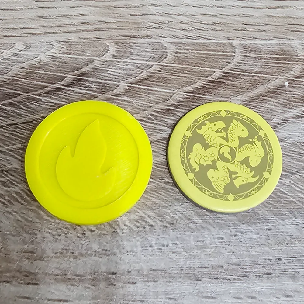 Flamecraft board game upgrade tokens and coins by Blackthorne_182 ...