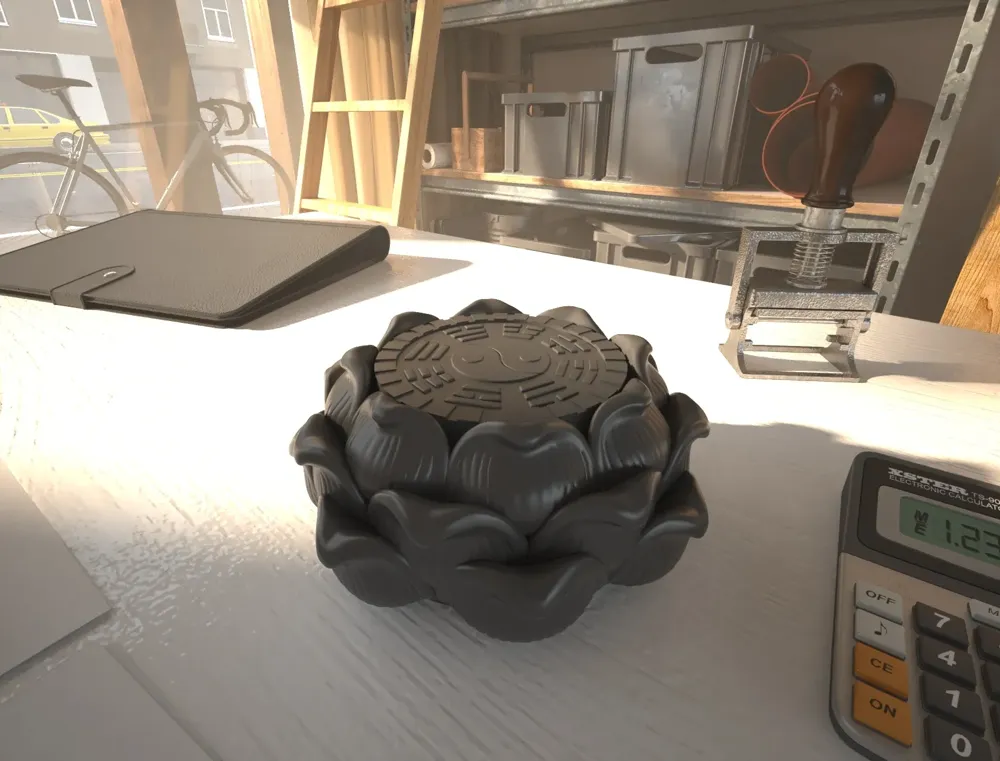 Seven-colored lotus, Tai Chi Eight Trigrams array, Nezha, lotus ...