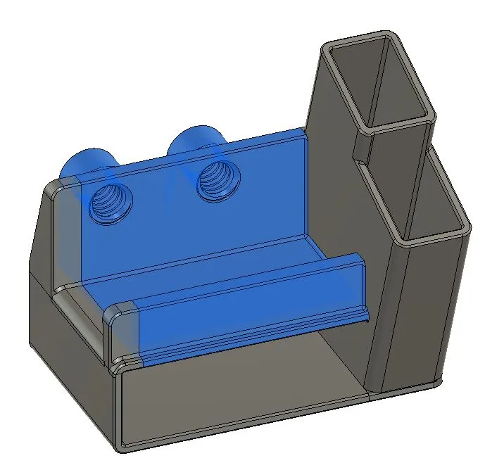Under Monitor Pen and Note Pad Holder with Drawers by NotGrounded ...