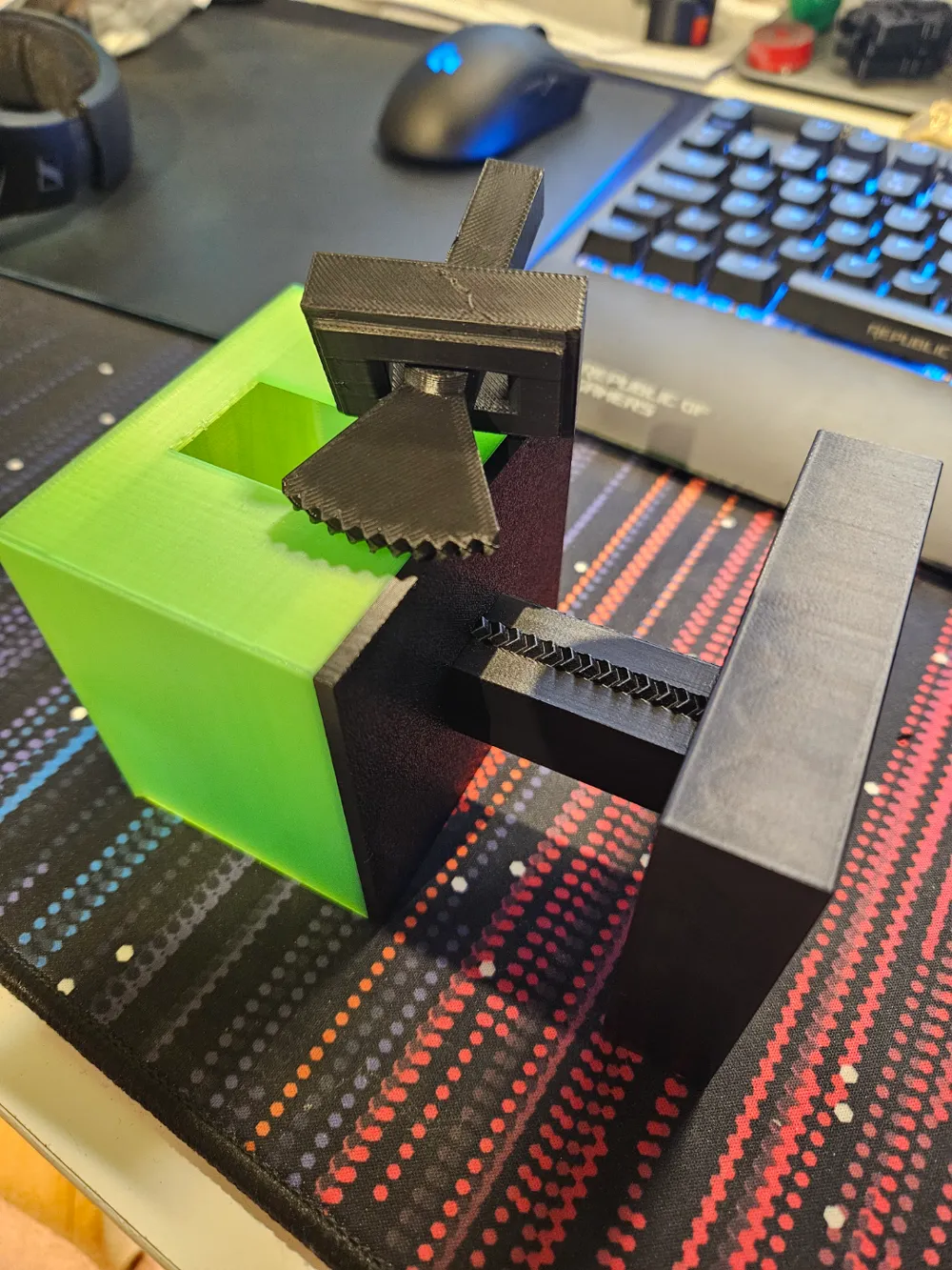 Minecraft Functional Piston with Lever - Free 3D Print Model - MakerWorld