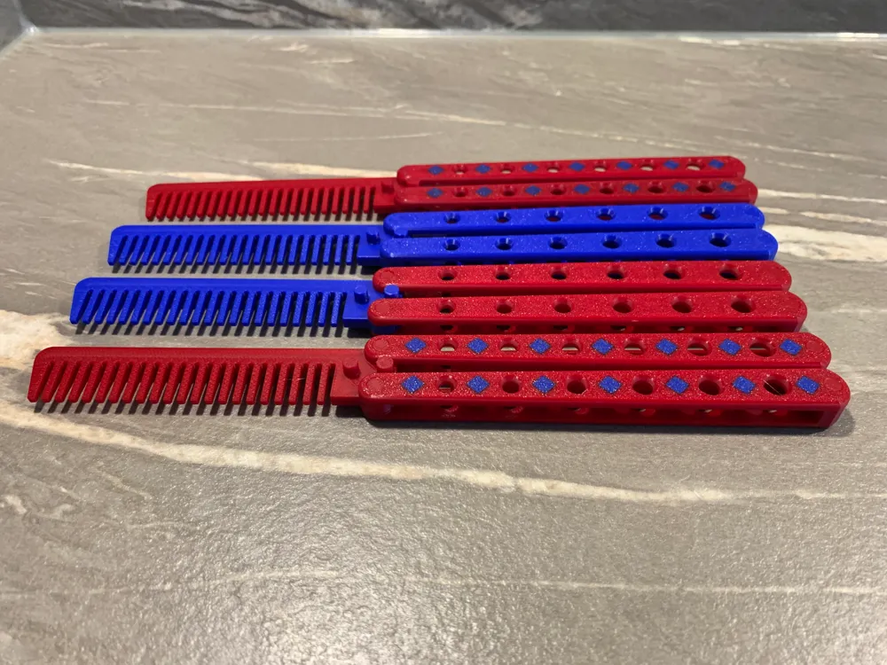 Butterfly Balisong Comb by sweb3791 MakerWorld: Download Free 3D Models