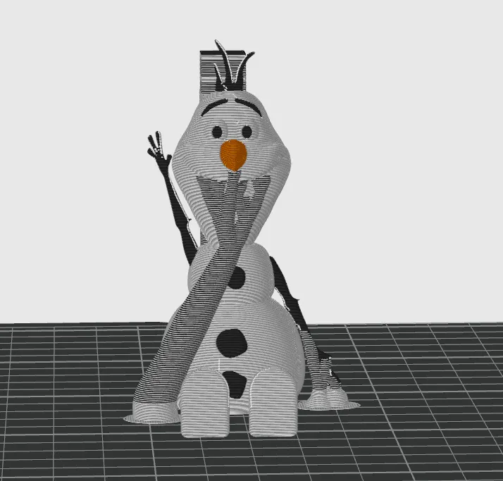 Articulated Disney Olaf - Free 3D Print Model - MakerWorld