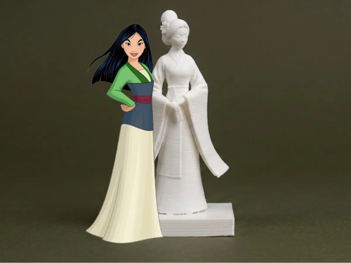 Disney Mulan 3D Model – Warrior Princess Character - Free 3D Print ...