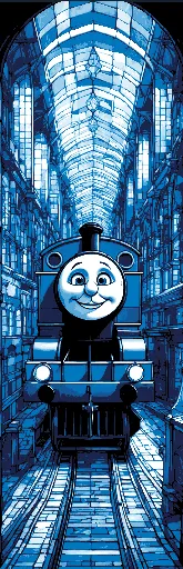 Fan art set of 3 bookmarks - Stained Glass cathedral window designs of ...