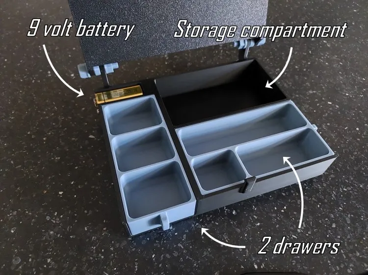 Storage Add-on for Modular Arduino Workstation by DJL 3Designs ...