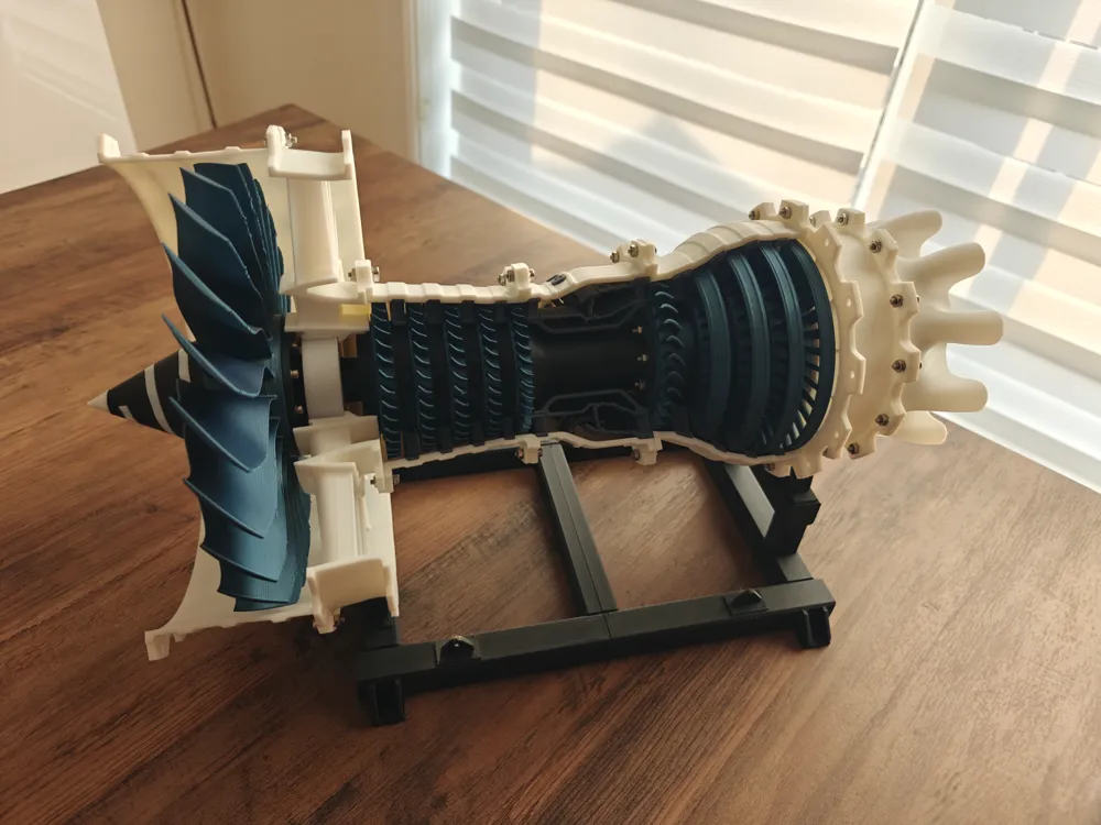 Jet Engine Stand - alternative for a1 mini Remixed by Empty555 - MakerWorld