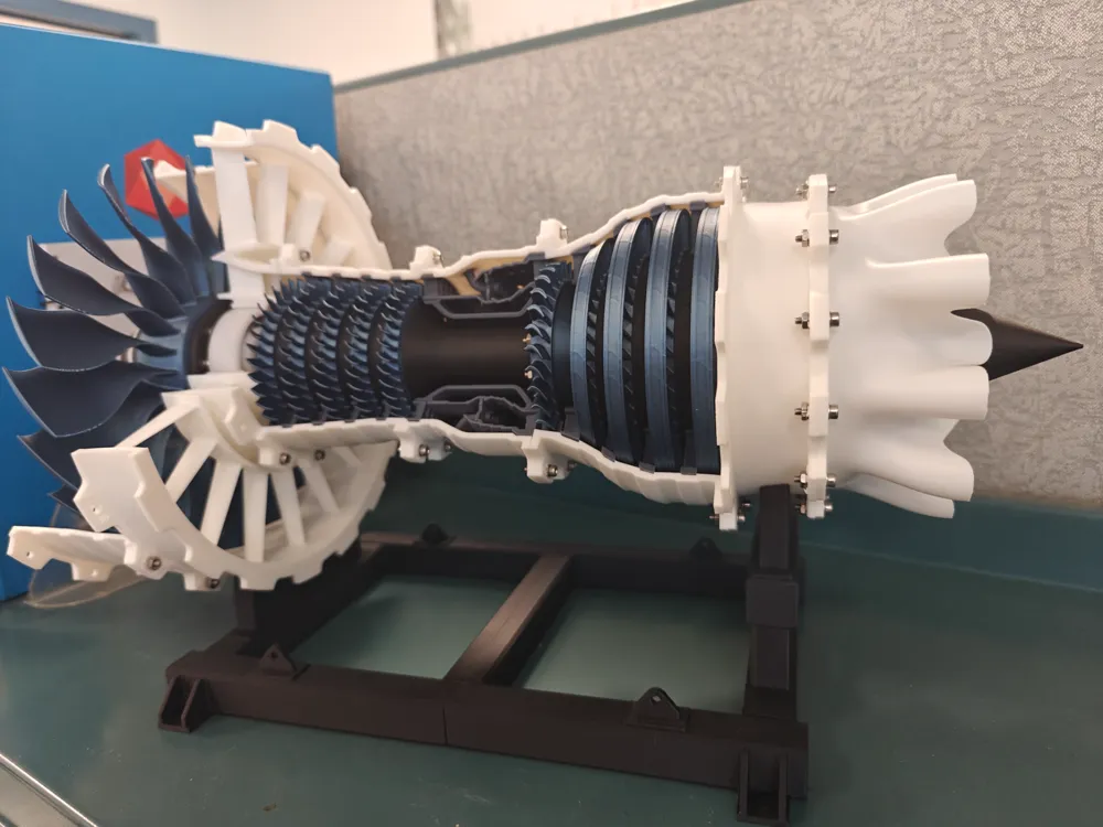 Jet Engine Stand - alternative for a1 mini Remixed by Empty555 - MakerWorld