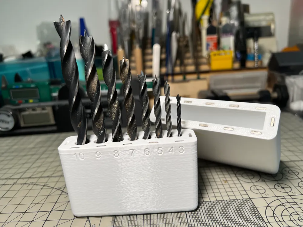 Caixa organizadora para brocas de madeira por avalon90 MakerWorld ...