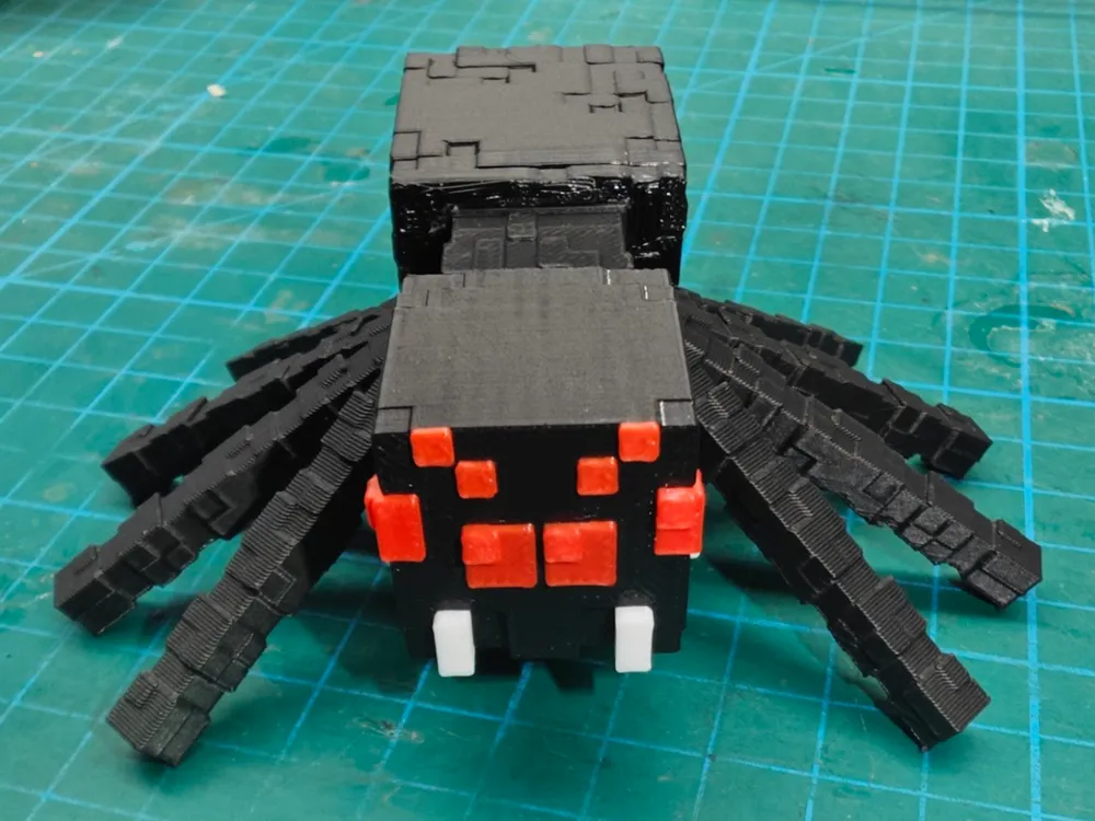 Minecraft Spider Assembly Model by Fang MakerWorld: Download Free 3D Models
