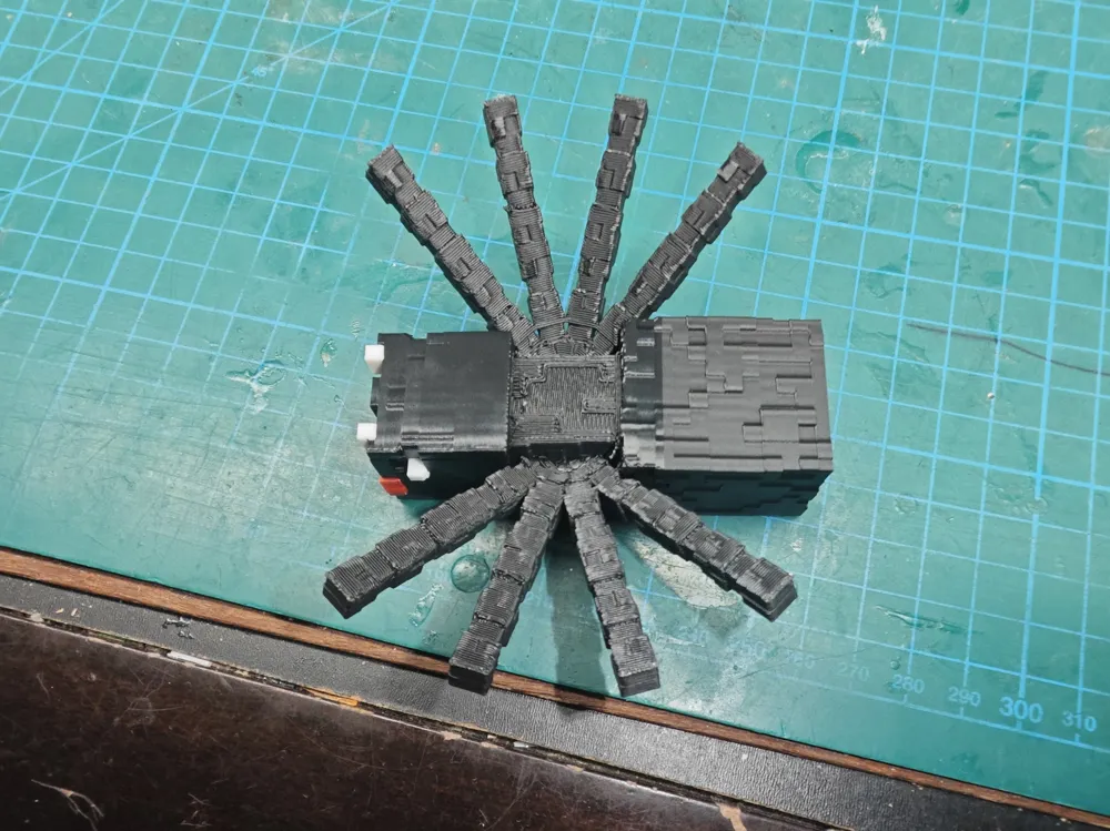 Minecraft Spider Assembly Model by Fang MakerWorld: Download Free 3D Models